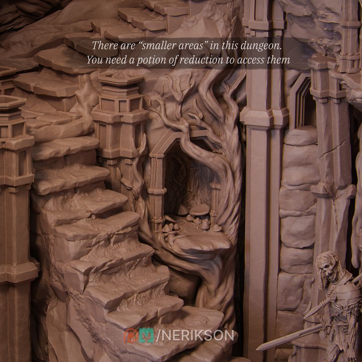 3D Printable BookNook of the Shattered King [presupported] by Nerikson